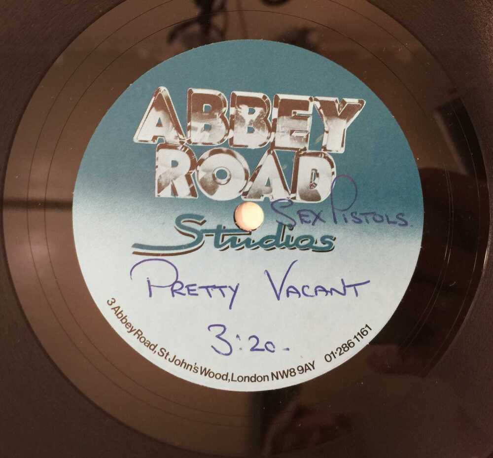 Sex Pistols Pretty Vacant 7 Abbey Road Acetate 2410